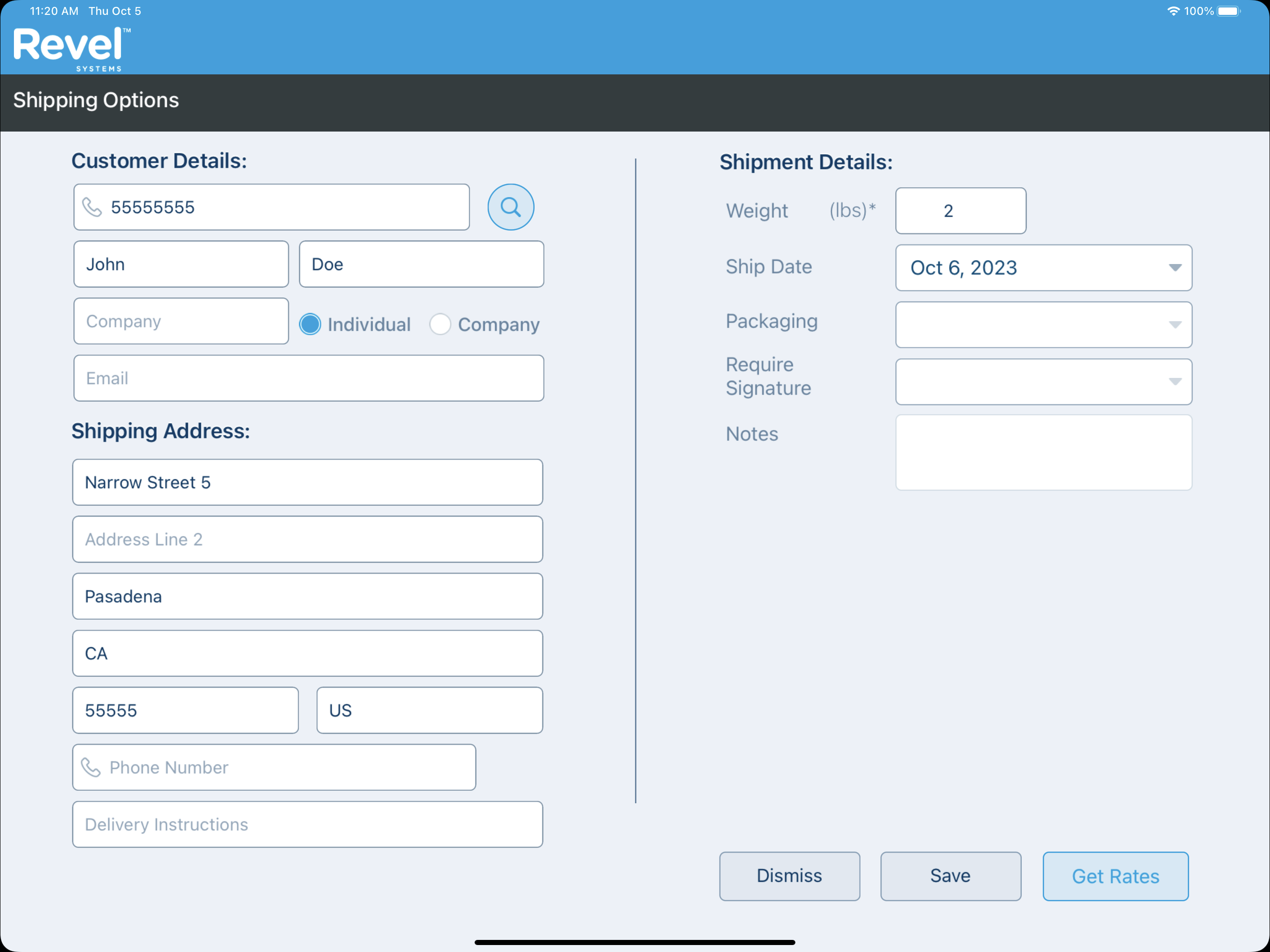 Creating Custom Shipping Table